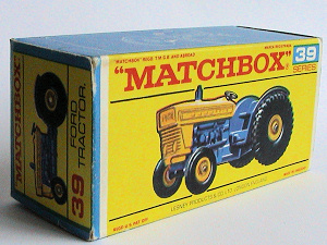 Straight Matchbox . SERIES in RED under the OX in MATCHBOX or under the ...